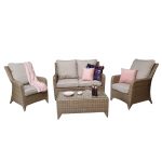 Yolanda Rattan Conversation Set | Chelsea Garden